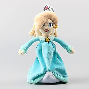 HUAWELL Super Marry All Star Collection Princes Peach Plush Toy Princes Rosalina & Dasy Stuffed Plush 8" (Princes Rosalina & Dasy)