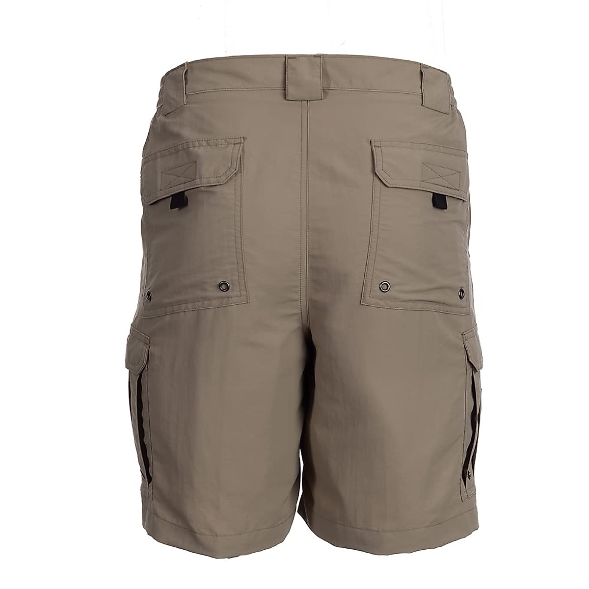 Bimini Bay Outfitters LTD Boca Grande II Men's Fishing Short Featuring BloodGuard (36, Khaki) Fishing Shorts Boating Shorts