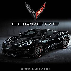 Willow Creek Press Corvette Monthly 2024 Wall Calendar (12" x 12")