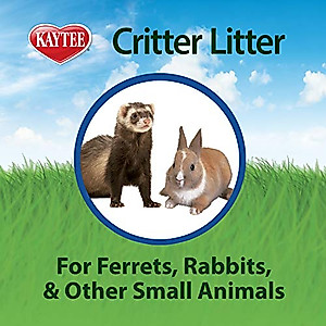 Kaytee Premium Potty Training Critter Litter for Pet Ferrets, Rabbits & Other Small Animals, 4-Pound