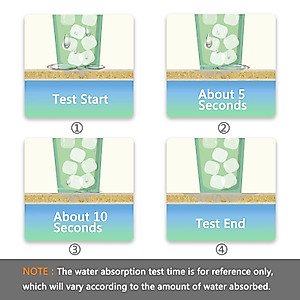 Tatenale Coffee Mat Leather Coffee Bar Mat Coffee Maker Mat for Countertops Absorbent Dish Drying Mat 18x12Inch Boho Retro