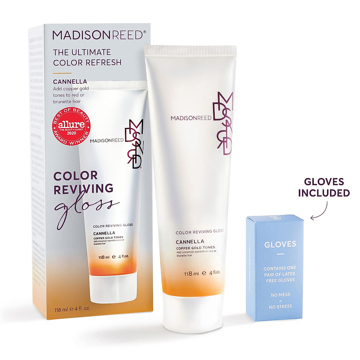 Madison Reed Color Reviving Gloss, Cannella - Copper, Semi-Permanent Hair Dye, Enhances Hair Color & Corrects Tone, Adds Brilliant Shine, Keratin & Argan Oil, 4 Fl Oz (118 mL)