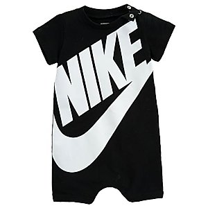 Nike Baby Boy's Futura Romper (Infant) Black 3 Months