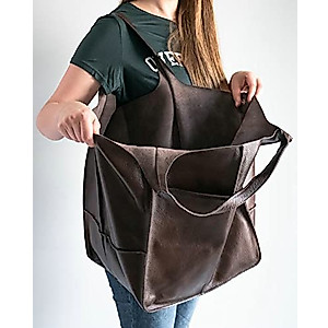 Obosoyo Handbags for Women Big Capacity Shoulder Bag Roomy Bag Ladies Large PU Leather Purse Totes