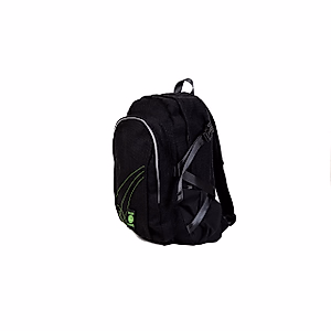 DIME BAGS Urban Hemp Backpack | Original Hemp Backpack for All Genders | Includes Secret Pocket & Removable Airtight Poly Bag (Black)