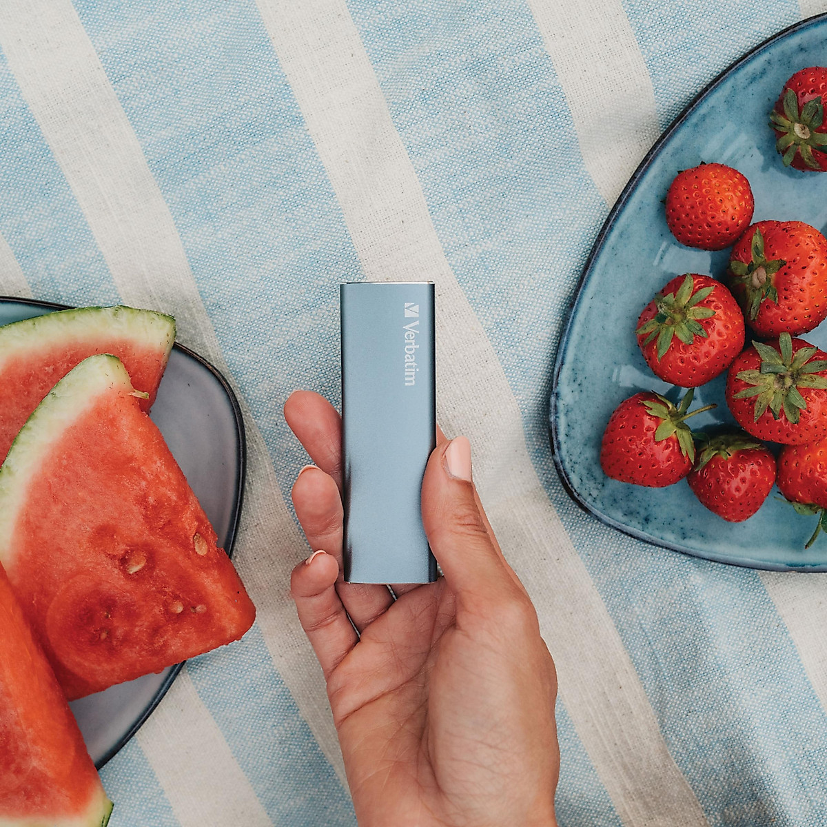 Verbatim 120GB Vx500 External SSD, USB 3.1 Gen 2 - Graphite (47441)