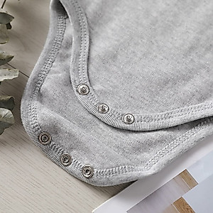 Acwssit New To The Cousin Crew Baby Boy Clothes Unisex Funny Baby Girl Baby Bodysuit 0-3 months graylong