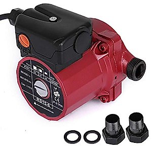 Happybuy Recirculating Pump, 93W 110V Water Circulator Circulating Pump NPT 3/4" w/Brass Fittings, 3-speed Control Recirculation 9.5 Gpm RS15-6 for Electric Water Heater System