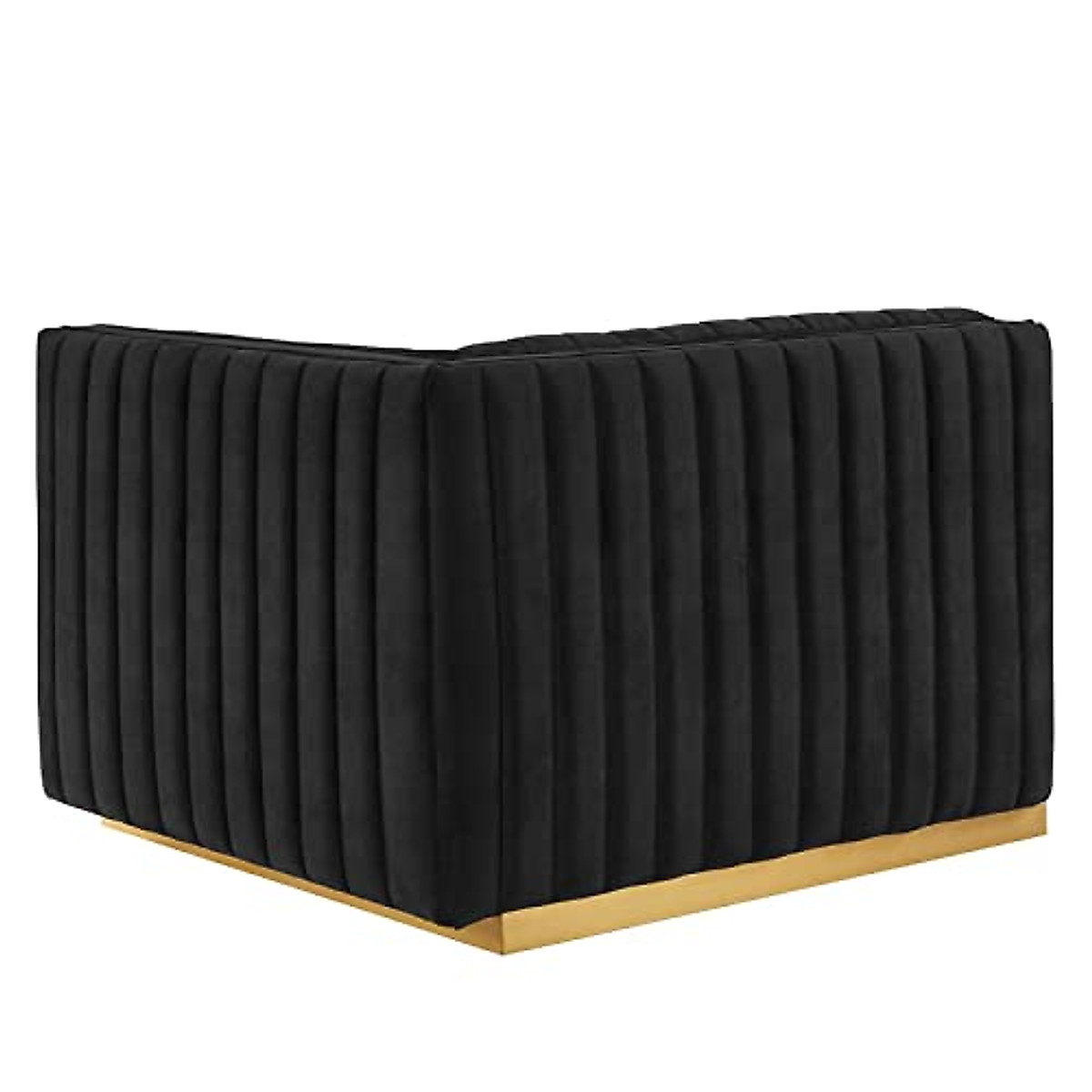 Modway Conjure Sectional, Gold Black