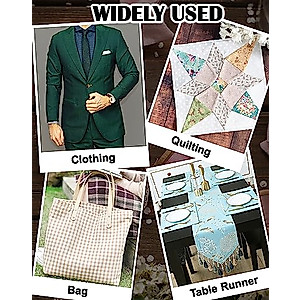 Fusible Fleece Interfacing, One-Sided Loft Fusible Fleece for Sewing, Quilting, Crafts, Clothing, Bags (12 Inches x 10 Yard) Medium Weight, Easy Iron-On Application, Enhanced Projects