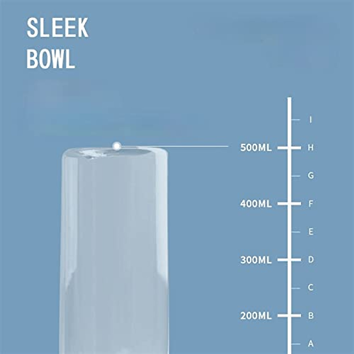 FUUIE Bowls for Food and Water Pet Automatic Water Storage Bowl Pet Bowl (Color : Blue)