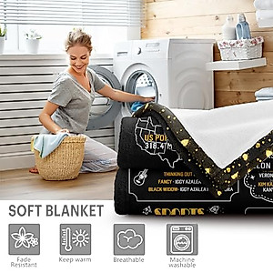 lpmisake 10 Year Anniversary Decorations Tin Gifts for 10th Anniversary Decorations 10 Year Anniversary Wedding Gifts for Couples Him Her Wife Husband Back in 2014 Custom Blanket