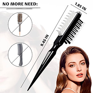 Hair Styling Brush Combs for Hair - Instant Hair Volumizer Tool Hair Comb Set Hair Style Curl Comb Hair Brushes for Women - Styling Comb for Men Portable Hair Brush Double Sided Pick Combs for Women