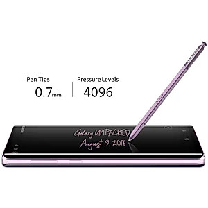 Galaxy Note 9 S Pen (WithBluetooth) Replacement for Samsung Galaxy Note 9 N960 All Versions Stylus Pen with Tips (Purple)