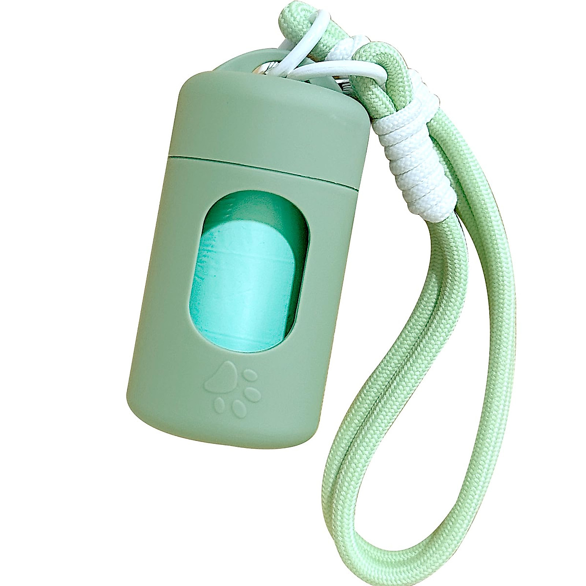 A&H ZIER Poop Bags Holder with Portable Colorful Lanyard, Soft-touch Dog Poop Bags Dispenser Dog Waste Bags, Compatible with any Dog Walking Accessories