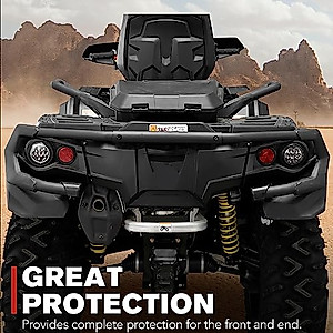 Front & Rear Bumper for Can Am Outlander 570 1000 XMR Accessories, A & UTV PRO Front Brushguard Protect for 2012-2022 Can-Am G2 450 500 650 800 850 MAX, Replace OEM # 715004837, 715004920, 2 Set