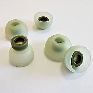 Luckvan Silicone Earbuds Tips for Galaxy Buds 2 Ear Tips Replacement Earbuds Tips for Samsung Galaxy Buds Earbuds 6 Pairs LMS Green