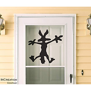 Cartoon Coyote Splat Hitting Wall - Car - Laptop - Decal - Sticker