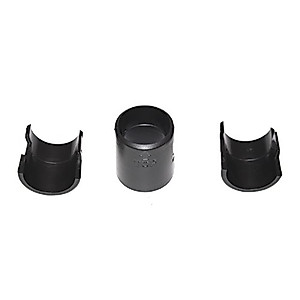 JSP Manufacturing 1" Diameter Post Wire Shelf Clips Shelving Split Sleeves Lock Metal Rack Locking Plastic 24 Pairs (48)