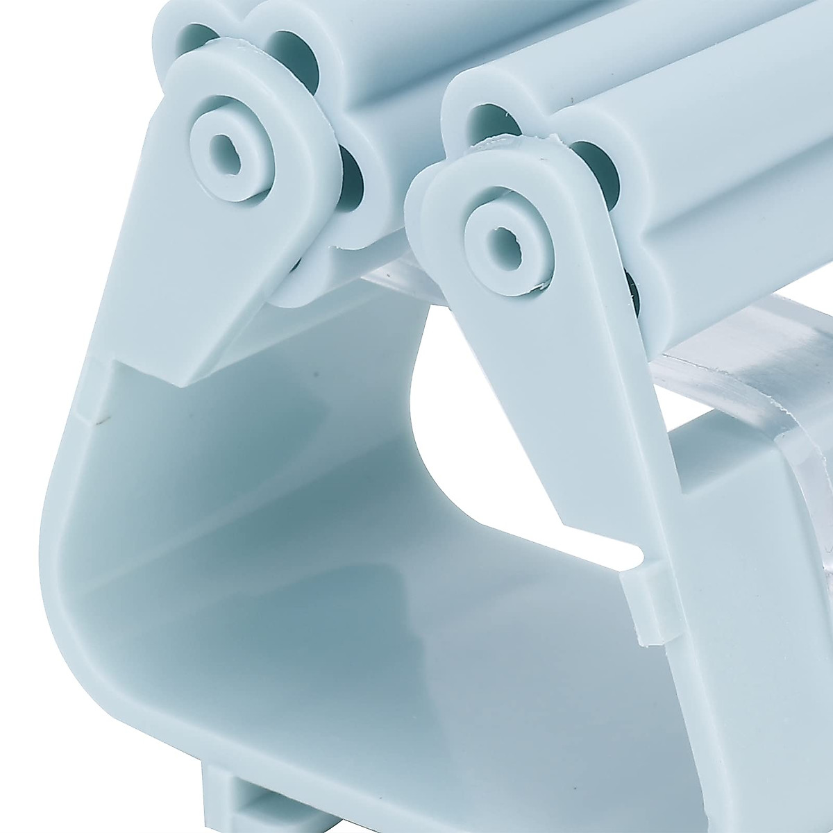 plplaaoo Broom Holder,Wall Mounted Mop Storage Rack Clamp, Broom Gripper Holds Self Adhesive for Smooth Wall and Ceilings, Glass, Metal, Wood, Ceramics, for Bathroom Kitchen Garden Light Green, b