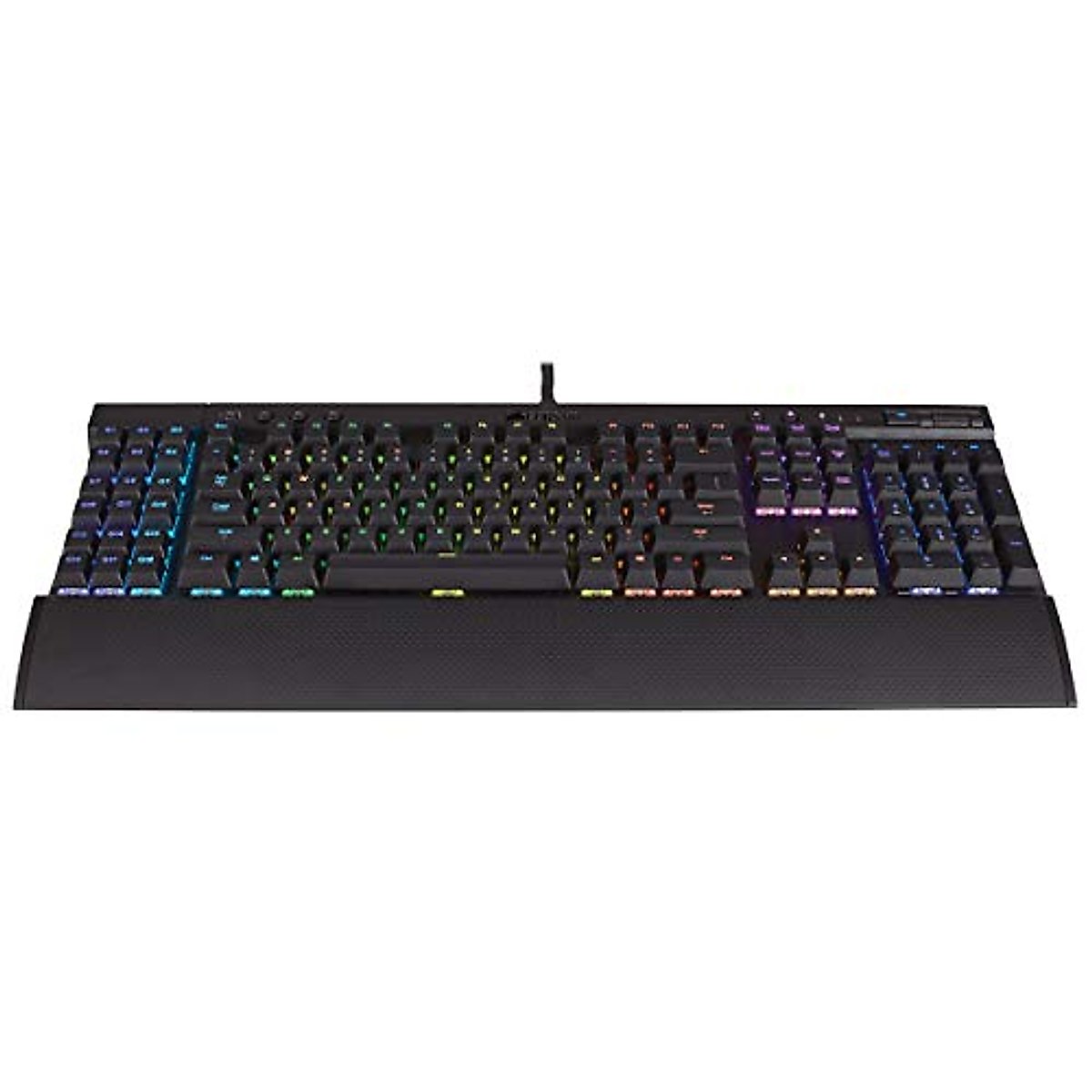 Corsair K95 RGB Platinum Mechanical Gaming Keyboard - 6x Programmable Macro Keys - USB Passthrough & Media Controls - Fastest Cherry MX Speed - RGB LED Backlit - Black Finish
