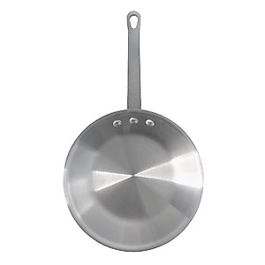 Update International Aluminum Fry Pan 12in Uncoated , Silver