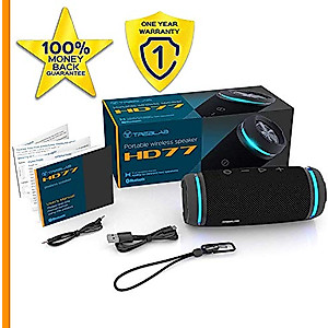 TREBLAB HD77 Ultra Bluetooth Speaker Z2 Over Ear Workout Headphones