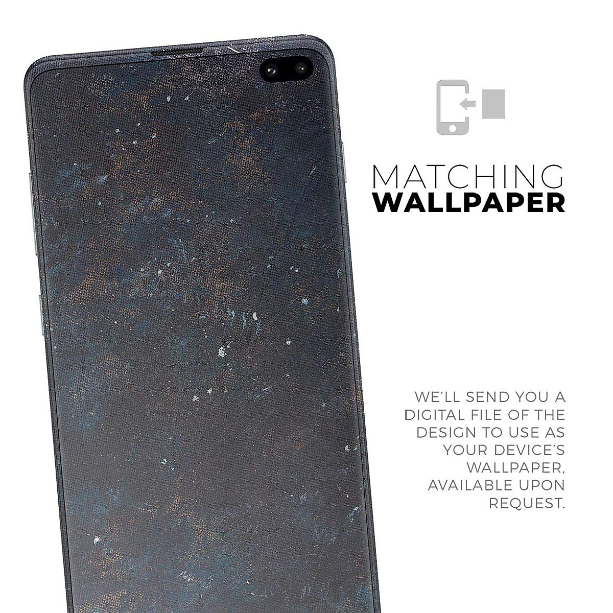 DesignSkinz Rustic Textured Surface V1 Protective Vinyl Decal Wrap Skin Cover Compatible with The Samsung Galaxy S20 (Screen Trim & Back Glass Skin)