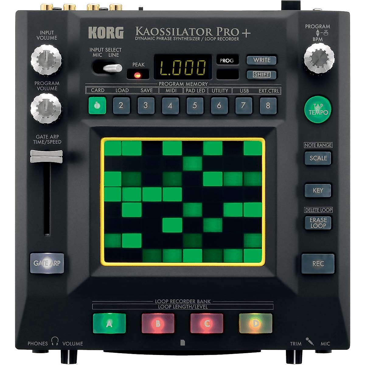 Korg Kaossilator Pro+ Dynamic Phrase Synthesizer and Loop Recorder