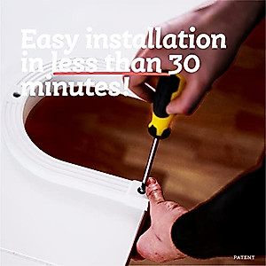 Cat Door Interior Door - No-Flap Cat Door for Interior Door, Cat Door Interior Door for Cats Up to 20 lbs, Easy DIY Setup, Secured Installation in Minutes, No Training Needed…