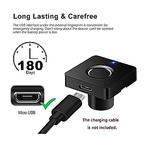 Smart Electronic Cabinet Locks Kit Set Fingerprint Lock for Box Furniture Drawer Lock Cupboard Hidden File Keyless Biometric