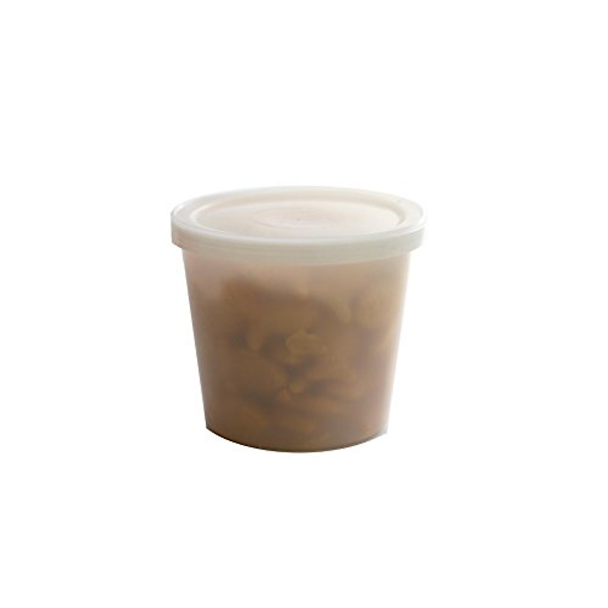 Vito's Famous Deli Container with Lid, 8 Ounce (Pack of 40) | Leak proof | Freezer safe