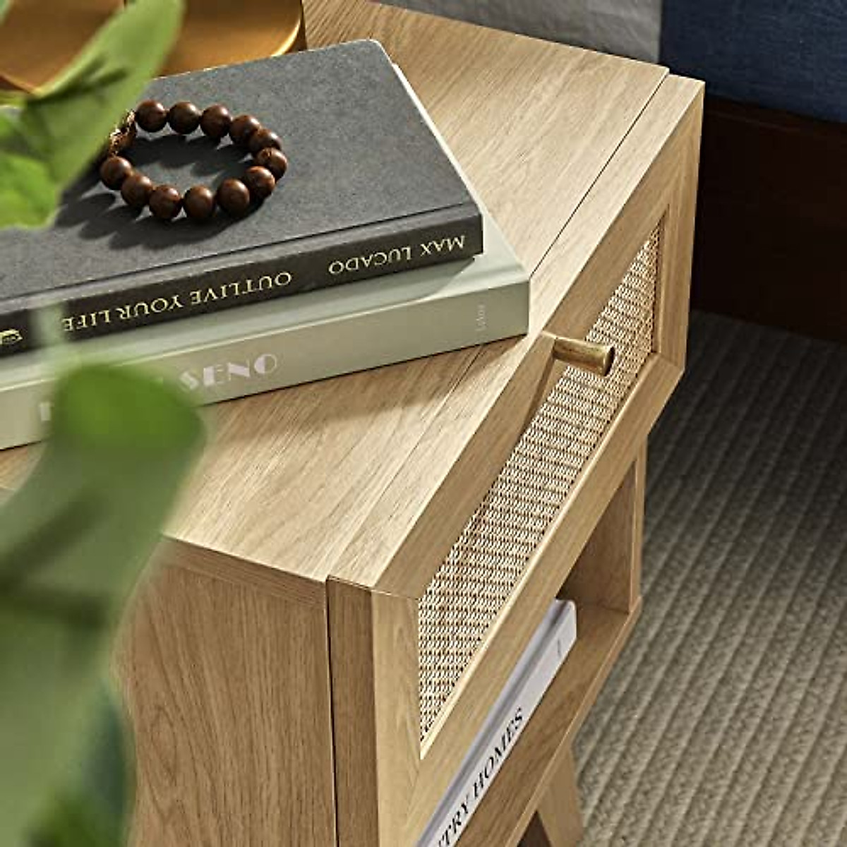 Modway Soma Nightstands, Oak, 15.5 x 15.5 x 21.5