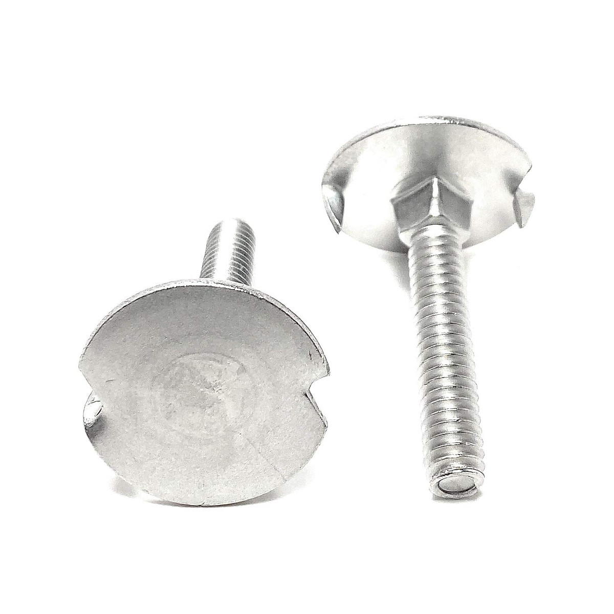 (10) 1/4-20x1-1/2 Stainless Steel Fanged Elevator Bolt Square Neck (15/16 Diameter Head) 18-8