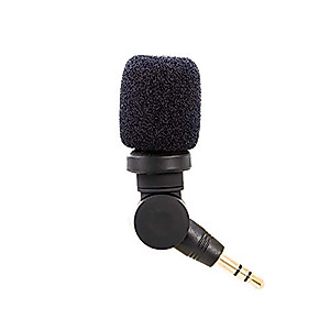 Saramonic SR-XM1 3.5mm TRS Omnidirectional Microphone for DSLR Cameras, Camcorders, the Saramonic CaMixer, SmartMixer, LavMic, SmartRig+, UWMIC9, UWMIC10 & UWMIC15