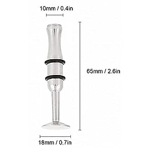 Jiayouy Embouchure Training Device Mouthpiece Mouth Strength Trainer for Brass-wind Instrument Accessory Silver