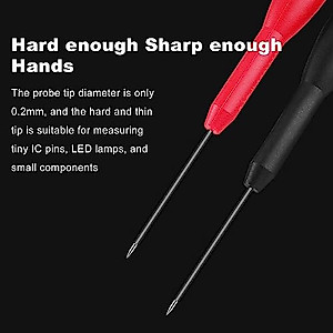 ZIBOO TP88A Piercing Needle Non-destructive Test Probe Use for Digital Multimeter Test Leads