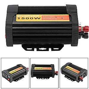 Car 1500W 12V DC to 110V AC 1500W Car Auto Voltage TransCompatible withmer Inverter Converter Car Charge