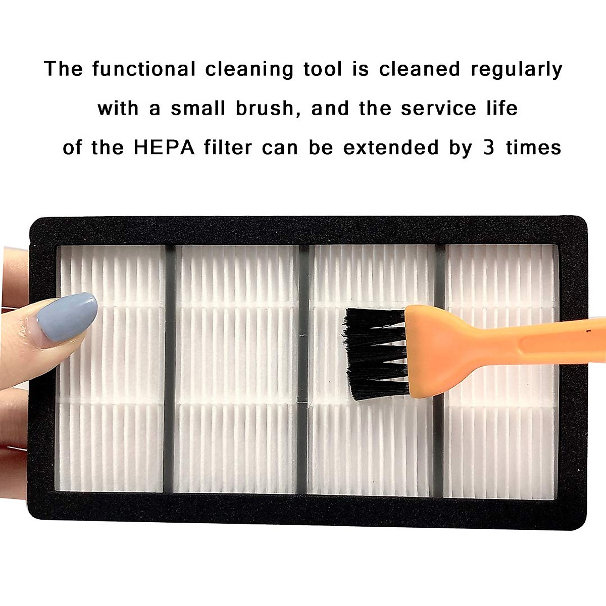 DLD Replacement Parts Compatible with for iRobot Roomba s9 (9150) s9+ s9 Plus (9550) S Series Wi-Fi Robot Vacuum Cleaner (1 Set of Multi-Surface Rubber Brushes +4 Filters + 4 Side Brushes)
