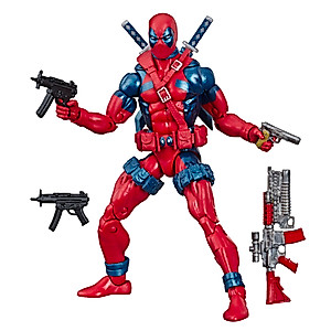 Marvel Legends Series Deadpool, Marvel Comics Uncanny X-Men X-Force Retro Collectible 6 Inch Action Figure for Adults Ages 14 and Up