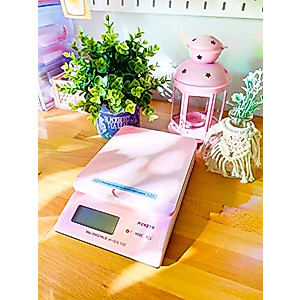 MUNBYN 2 Inch Pink Circle Thermal Sticker Labels, Shipping Scale, Pink Shipping Label Printer