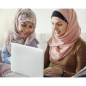 Honbay 12 PCS Cute Scarf Brooch Pin Headscarf Shawl Scarf Lady Muslim Scarf Hijab Clips (A)