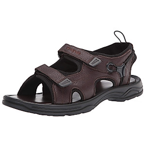 Propét Men's Surfwalker II Sandal,Brown,8 X-Wide
