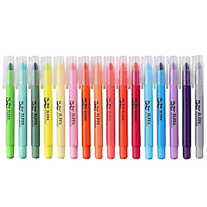 Mr. Pen- No Bleed Gel Highlighter, 16 Pcs (8 Pastel Colors and 8 Vibrant Colors), Bible highlighters, Highlighters Assorted Colors, Gel Highlighters, Gel bible Highlighters, Bible Highlighters No Bleed