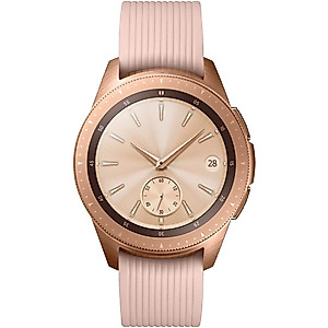 SAMSUNG Galaxy Smart Watch 42mm - Rose Gold - US Version with 2 Charging Docks (Renewed)
