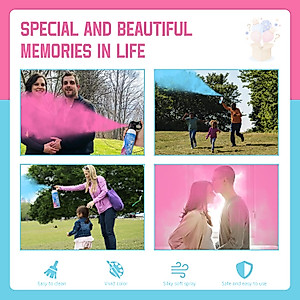 Gender Reveal Fire Extinguisher 2Pack Gender Extinguisher Smoke Powder Party with Pink or Blue Power for Baby Gender Reveal Boy Girl Photo Shoot Prop Colored Powder for Gender Reveal Ideas