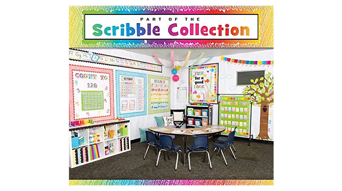 Scribble Bold Block Magnetic Letters - 55 Durable Pieces
