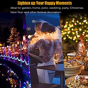 MAYSAK Solar String Lights Outdoor Waterproof 100LED 39.4ft Christmas Fairy Lights with 8 Modes Decoration Starry Light for Patio, Lawn, Landscape, Garden, Home, Wedding, Party, Xmas Tree