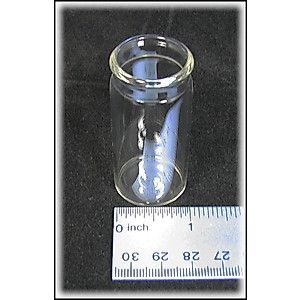 "Medicine Vial" 2 1/4-inch Glass Guitar Slide - a classic slide style for playing the blues