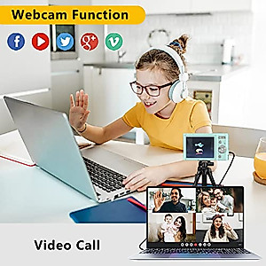 Digital Camera for Kids Boys and Girls - 2.7K 48MP Children's Camera with 32GB SD Card, Rechargeable Electronic Mini Camera for Students, Teens, Kids (Green)